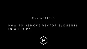 How to remove vector elements in a loop? — Harold Serrano - Game Engine ...
