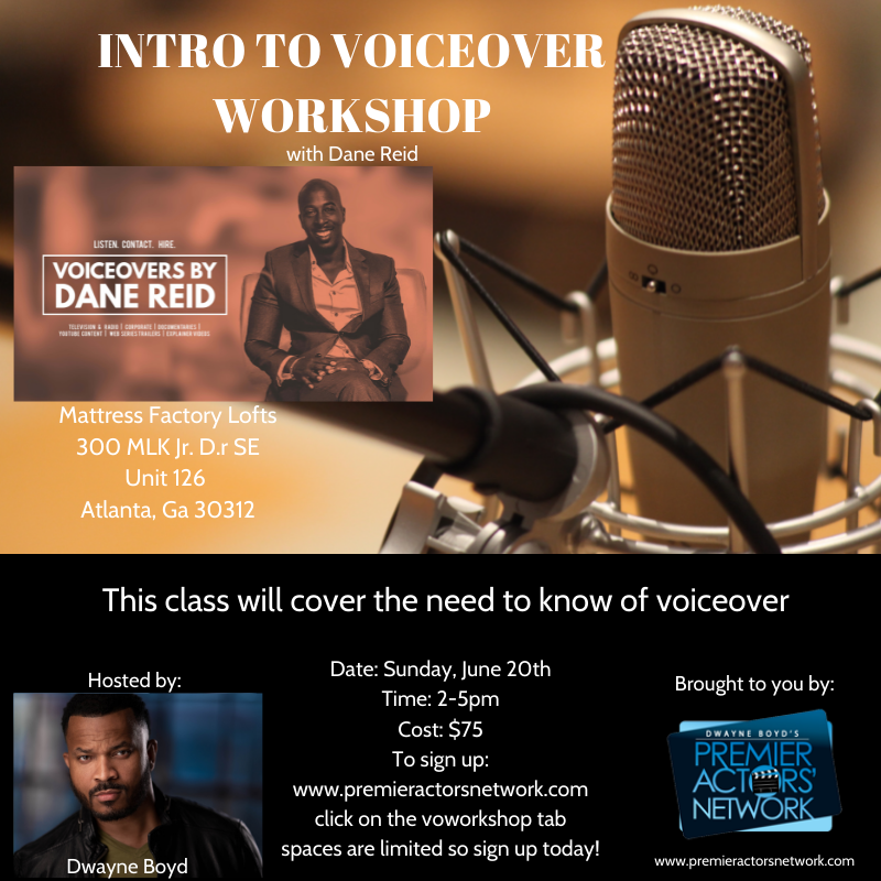 Events — Dwayne Boyd's Premier Actors' Network