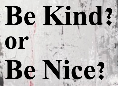 The Important Differences Between Being Kind or Being Nice. — Bruce ...