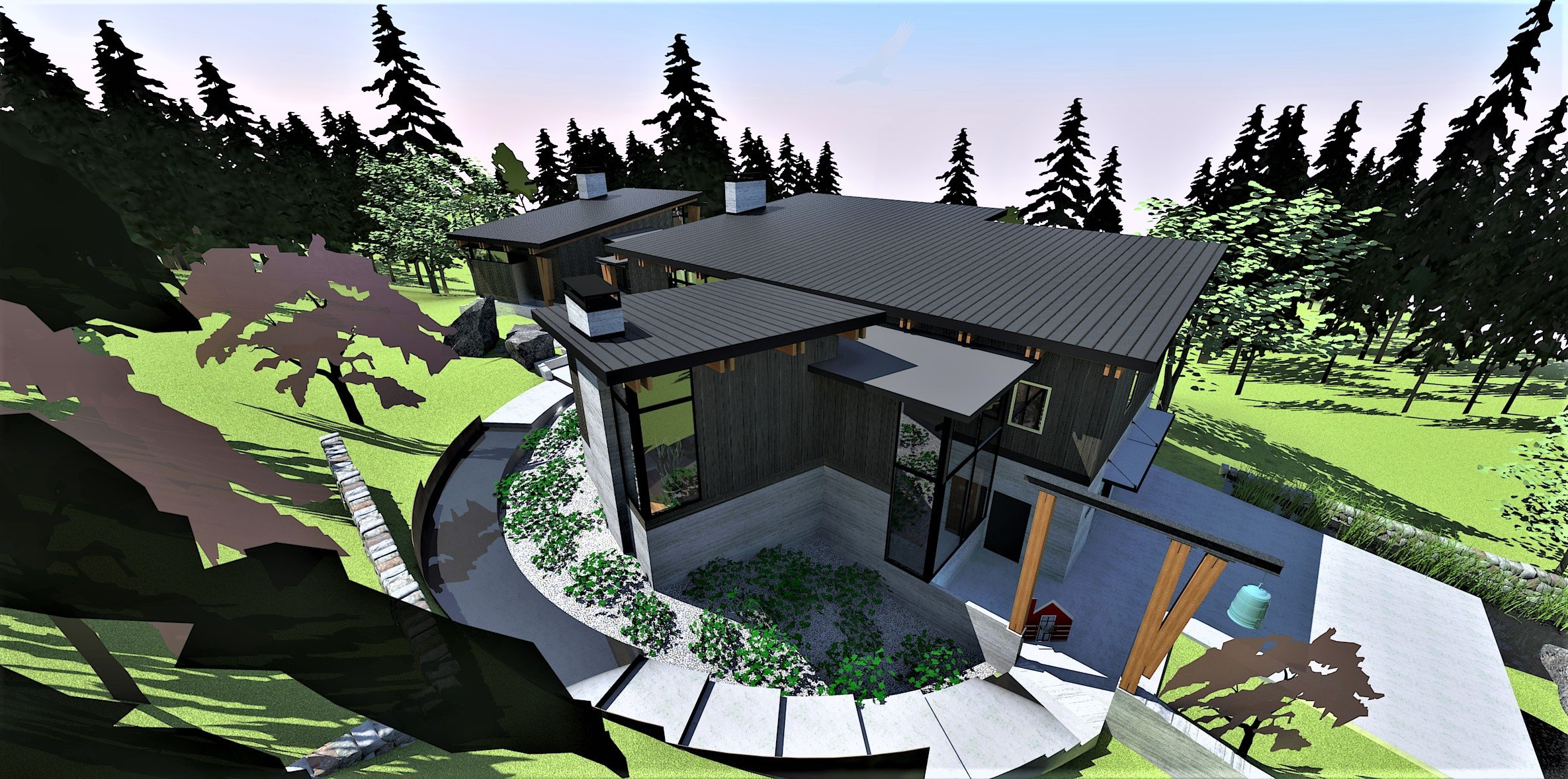 MODERN SKI LODGE... — DRAGER ARCHITECTURE