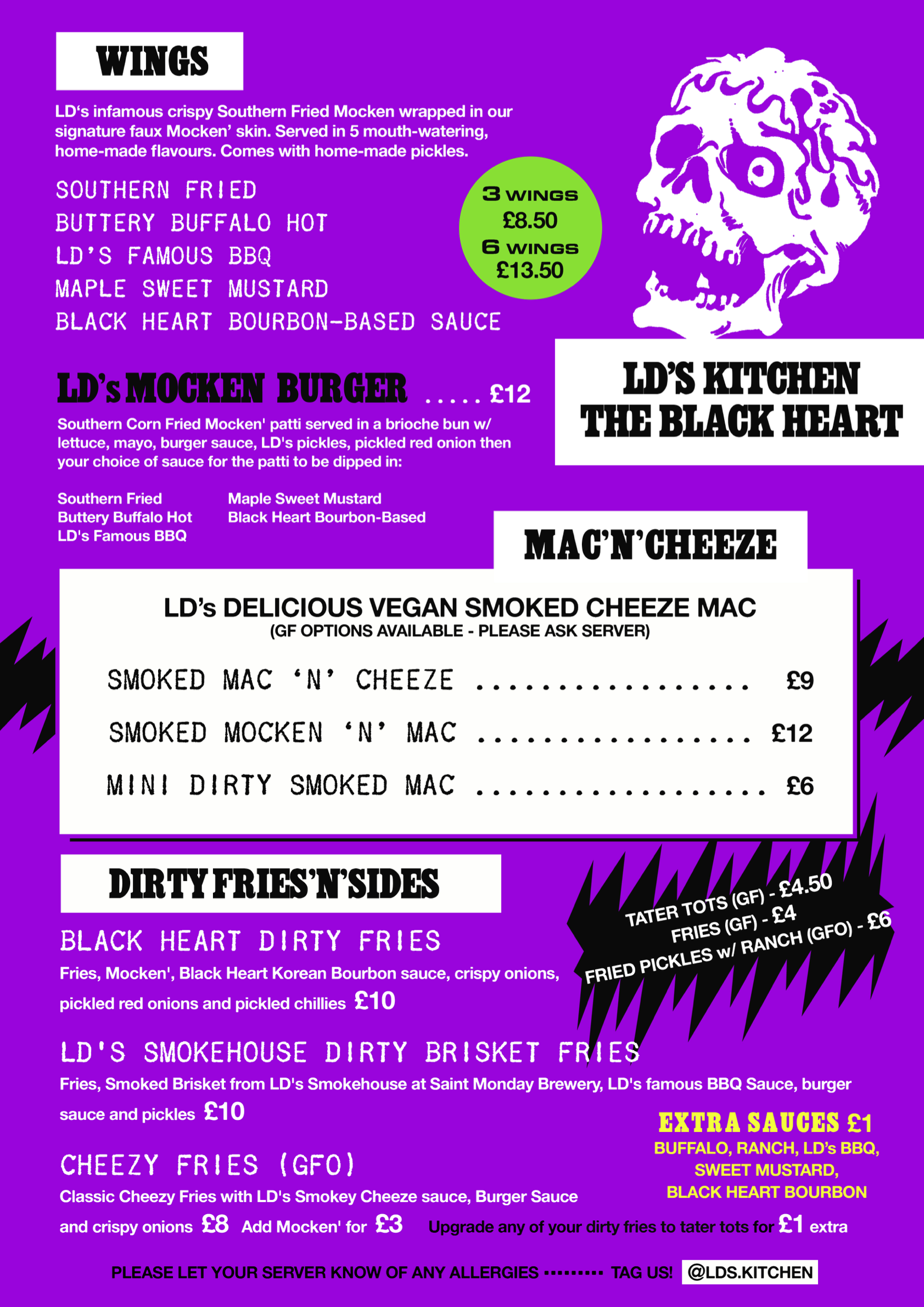 LD'S MAIN + WW — Our Black Heart