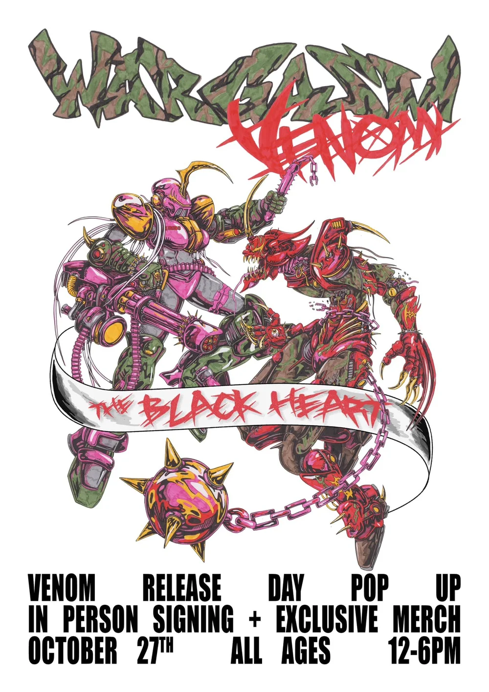 WARGASM TO CELEBRATE NEW ALBUM AT THE BLACK HEART — Our Black Heart