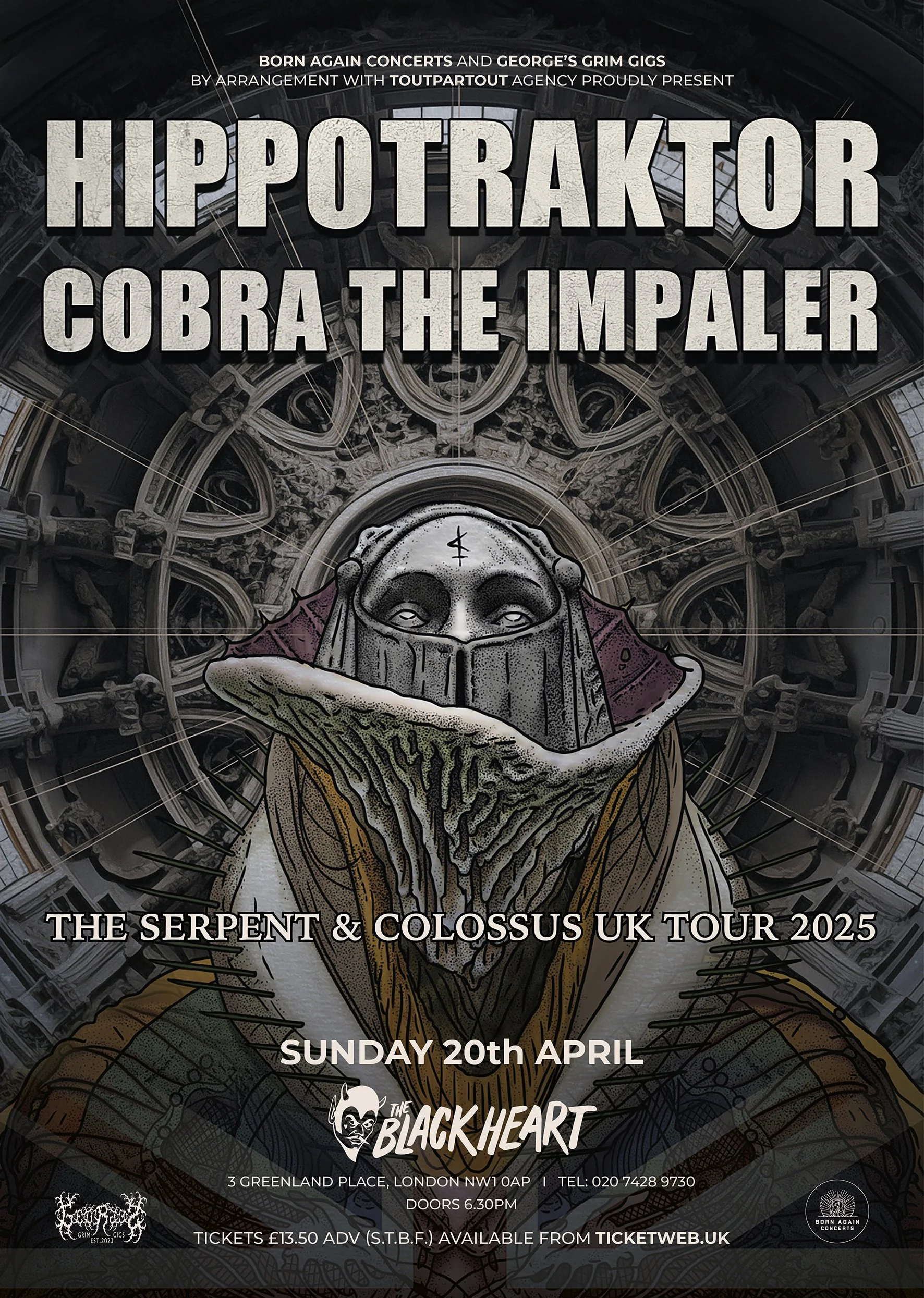 HIPPOTRAKTOR + COBRA THE IMPALER — Our Black Heart