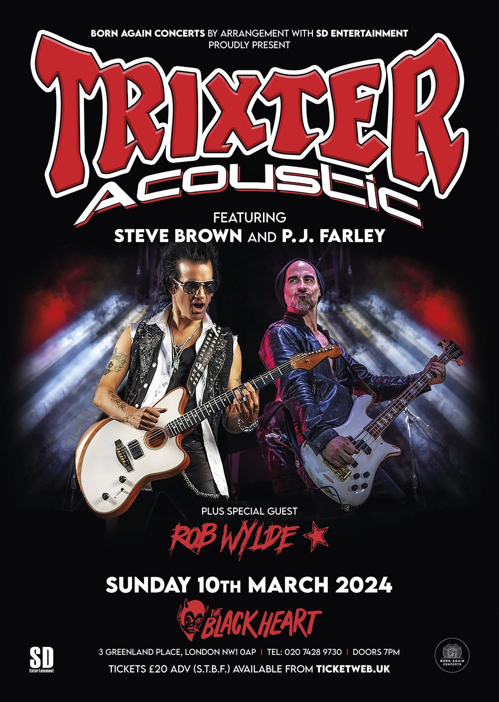 TRIXTER: ACOUSTIC — Our Black Heart