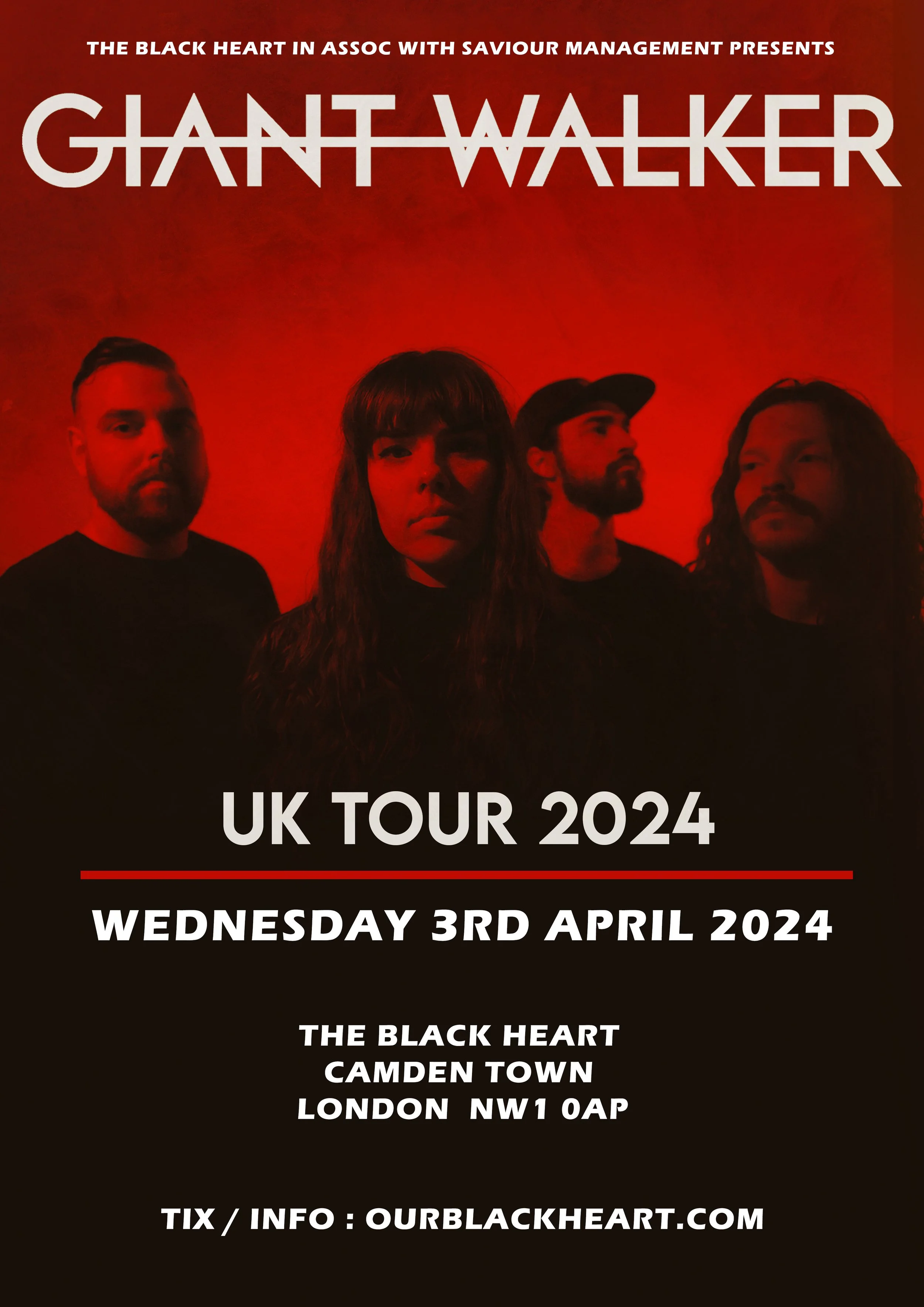 GIANT WALKER — Our Black Heart
