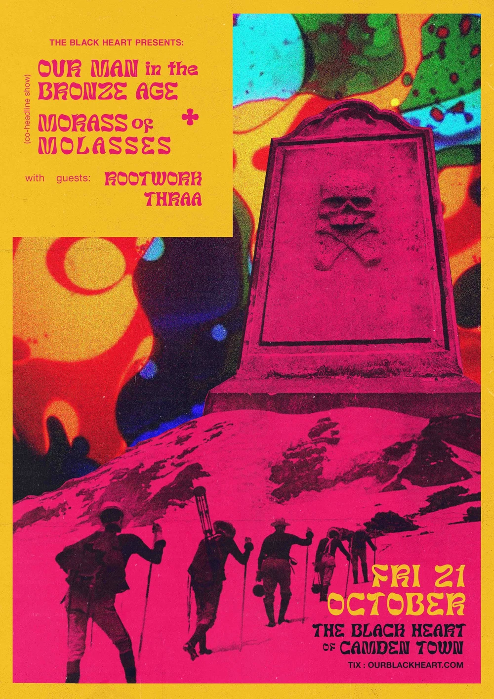 OUR MAN IN THE BRONZE AGE / MORASS OF MOLASSES — Our Black Heart