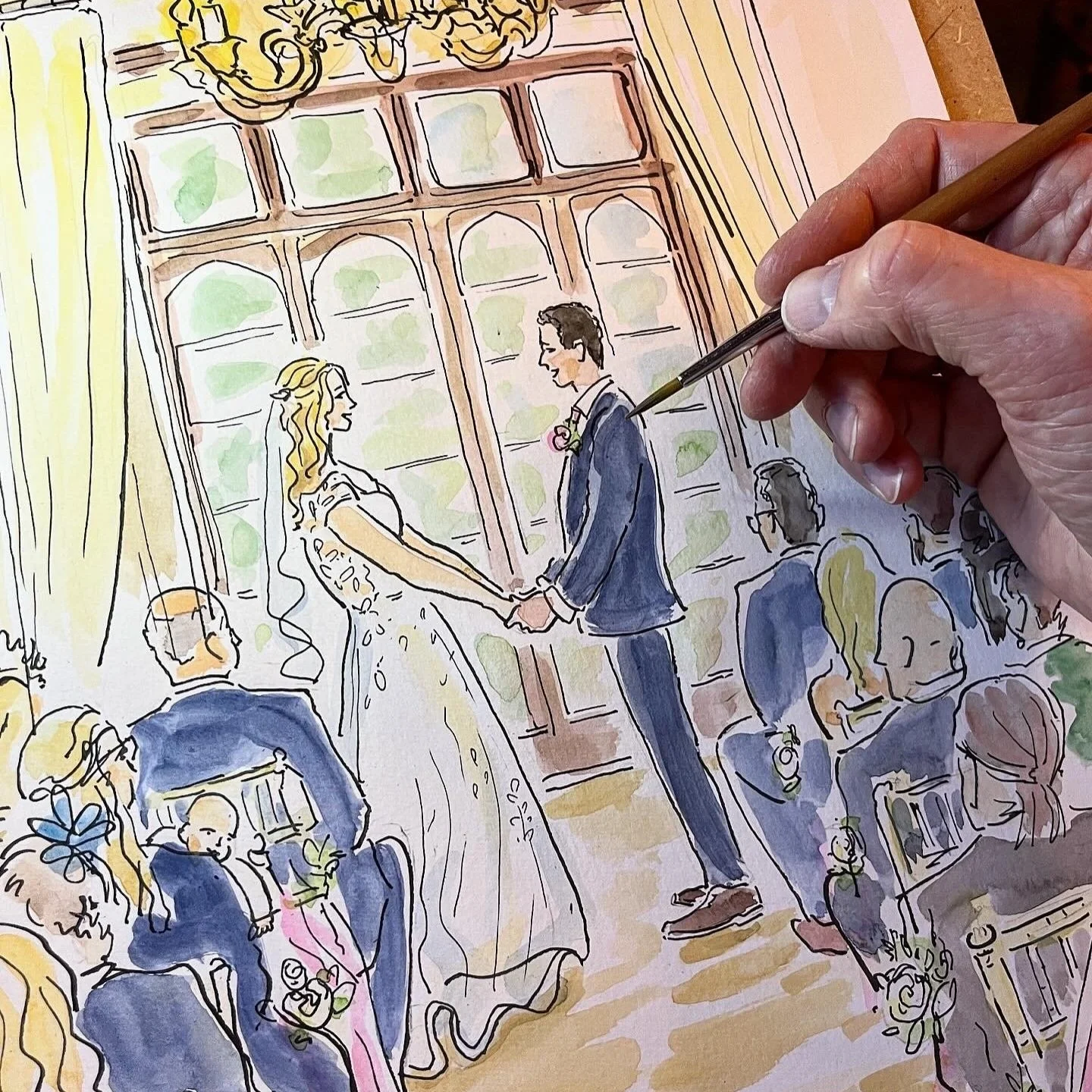 Live Wedding Illustration Packages | Illustrations of your wedding day ...