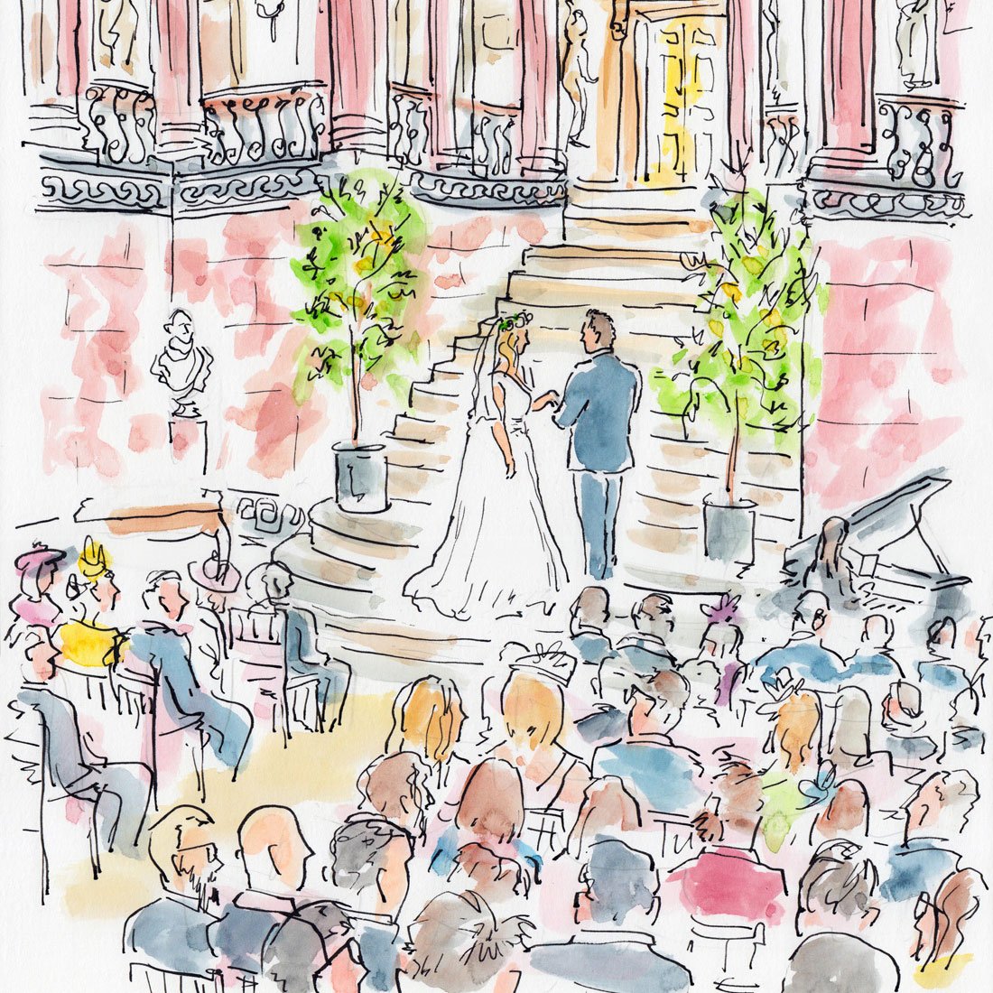 Live Wedding Illustration Packages | Illustrations of your wedding day ...