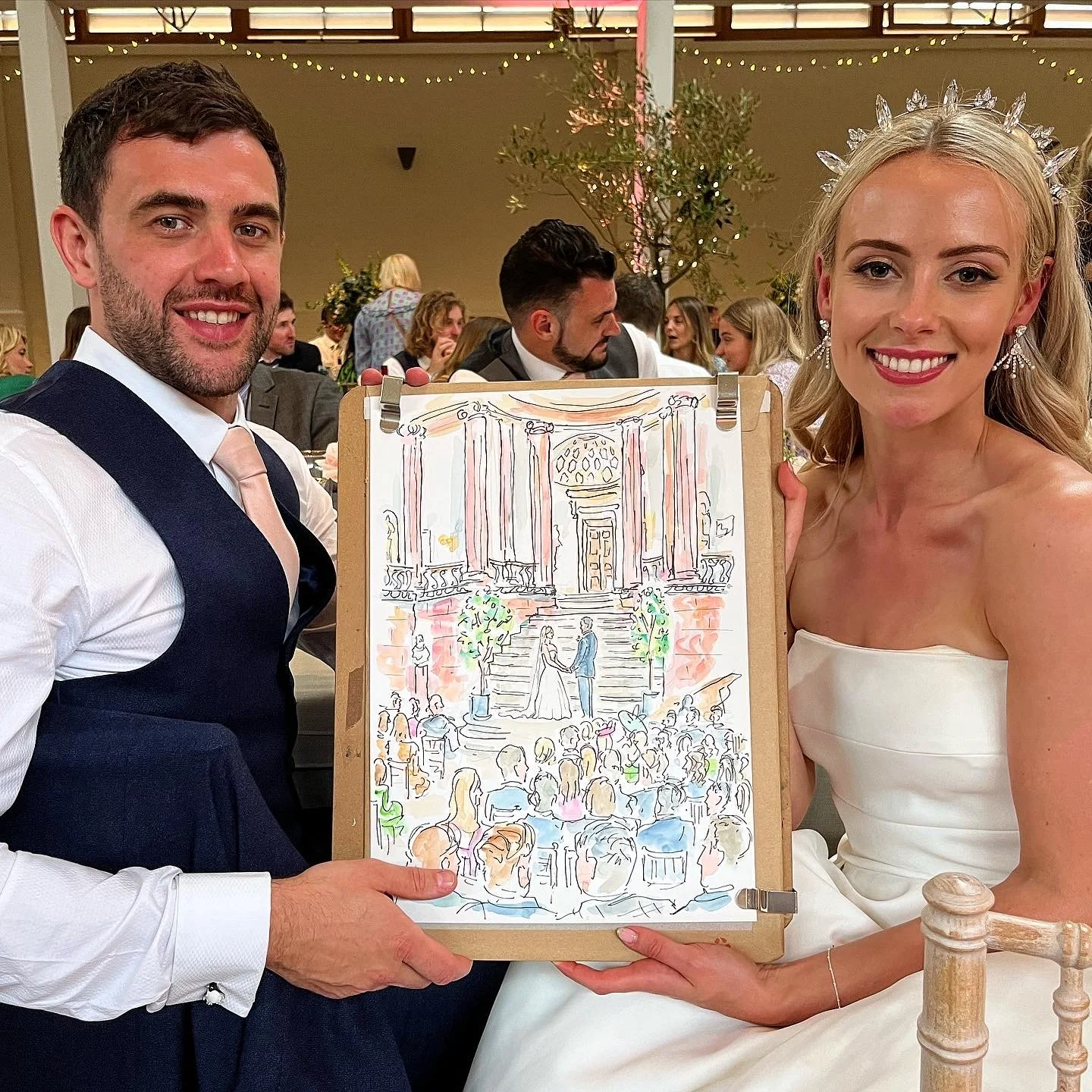Live Wedding Illustration | Illustrations of your wedding day and ...