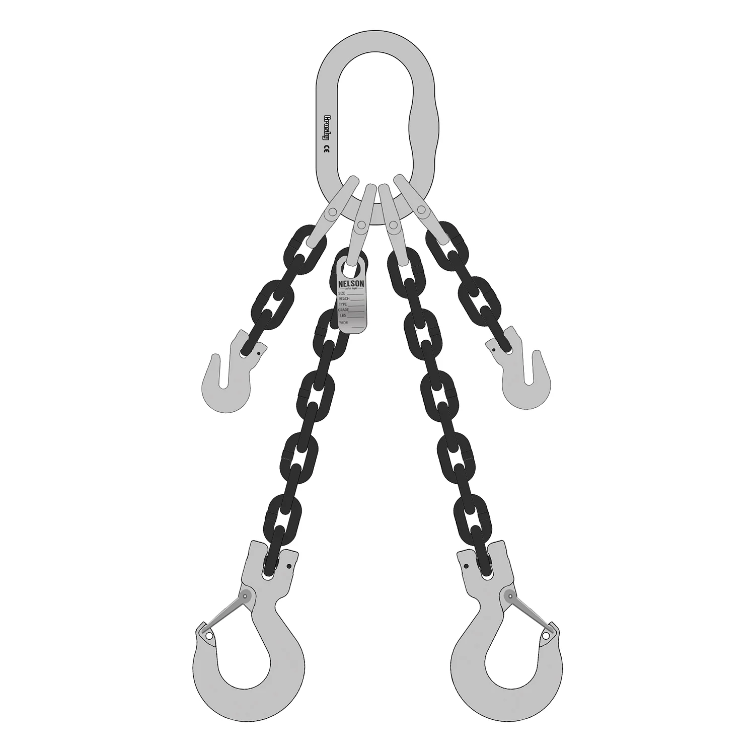 DOSB Grade 100 Chain Sling Nelson Wire Rope dosb-grade-100-chain-sling-nelson-wire-rope