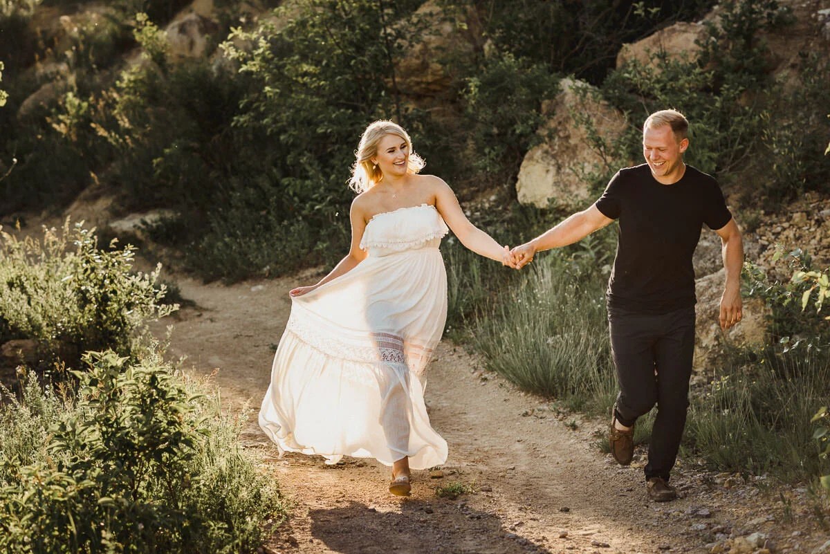 Beth & Nathan Love Story - Stonewall Quarry Park — Black & Gold Photography