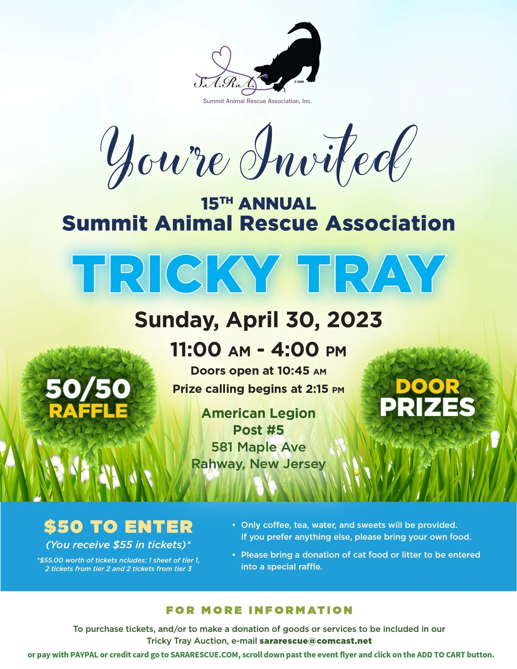 New Events — Summit animal rescue association