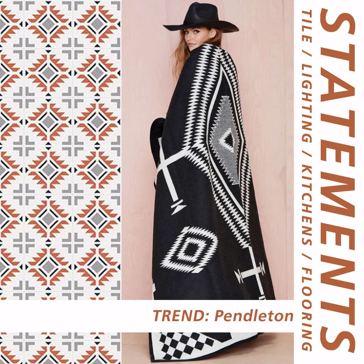 Trends — Statements in Tile/Lighting/Kitchens/Flooring