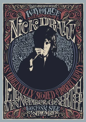 Nick Drake poster — Dave Homer