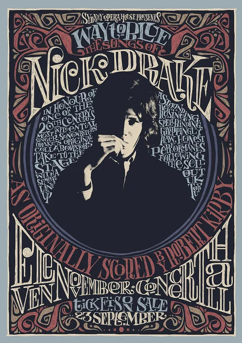 Nick Drake poster — Dave Homer