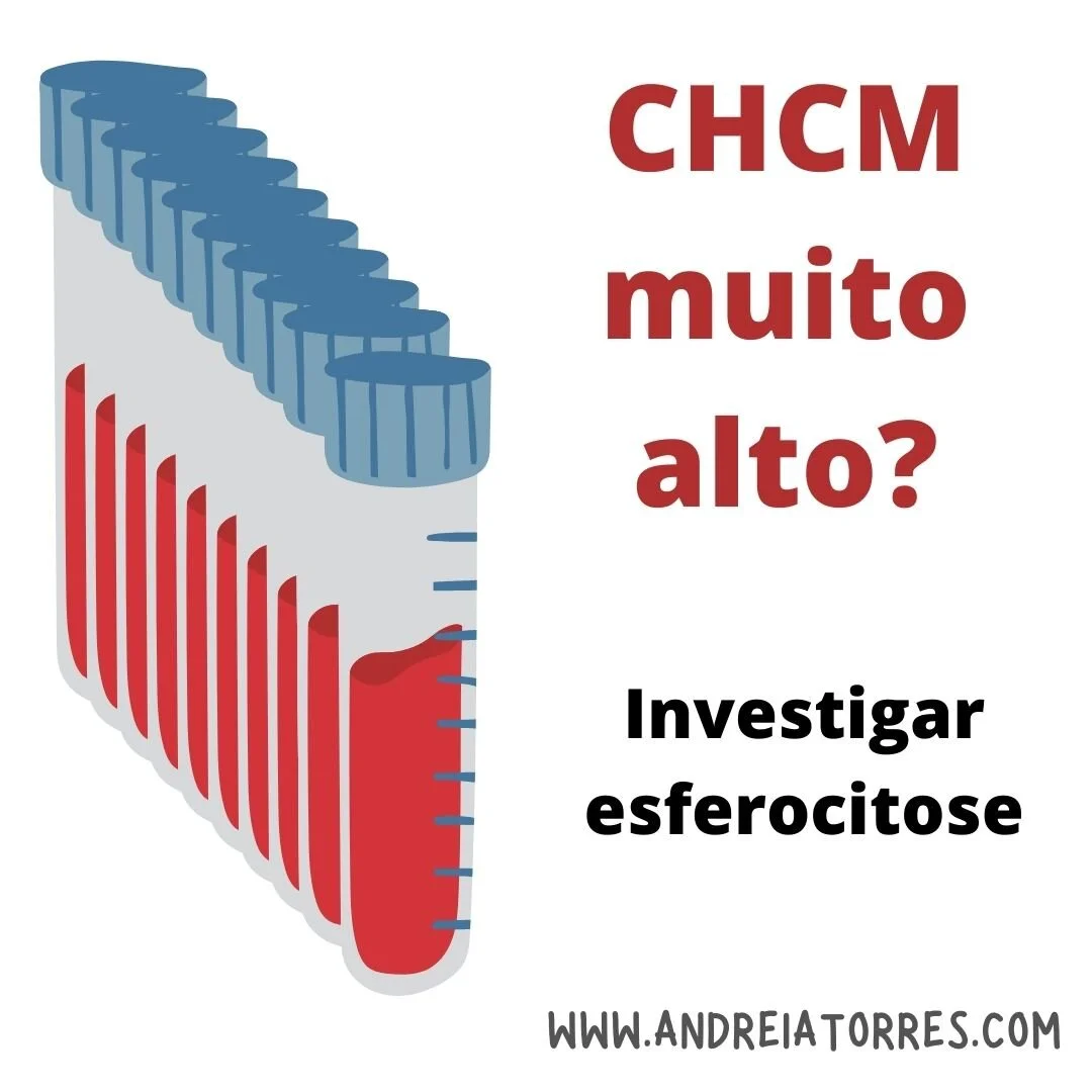 O que significa CHCM muito alto? — ANDREIA TORRES