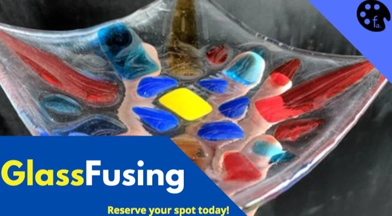 Amazing Art Studio for Pottery, Fusing and Stained-Glass classes