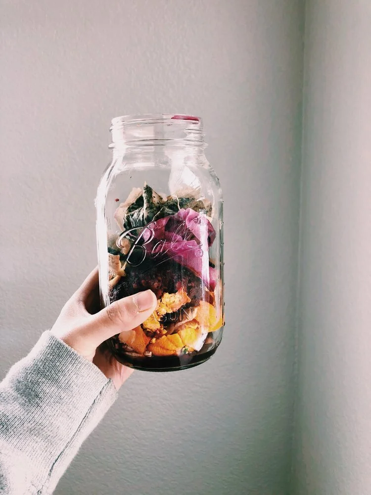 Mason Jar For Composting