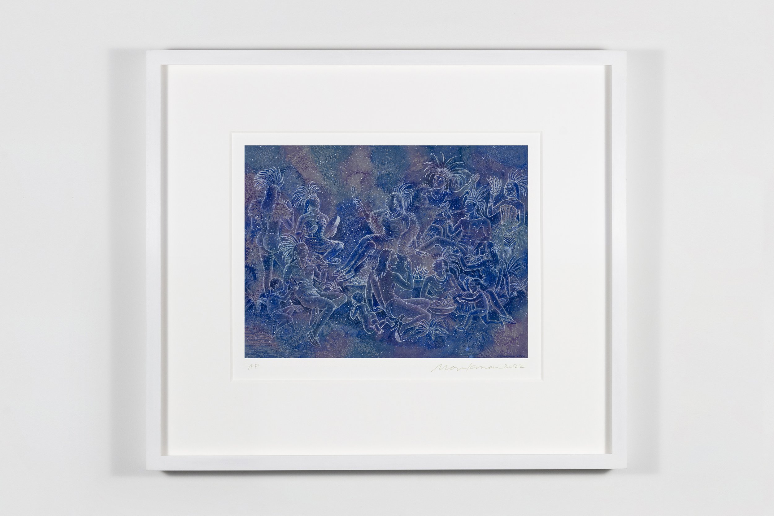 Watercolour Study for Constellation of Knowledge (Nebula) Giclée Print ...