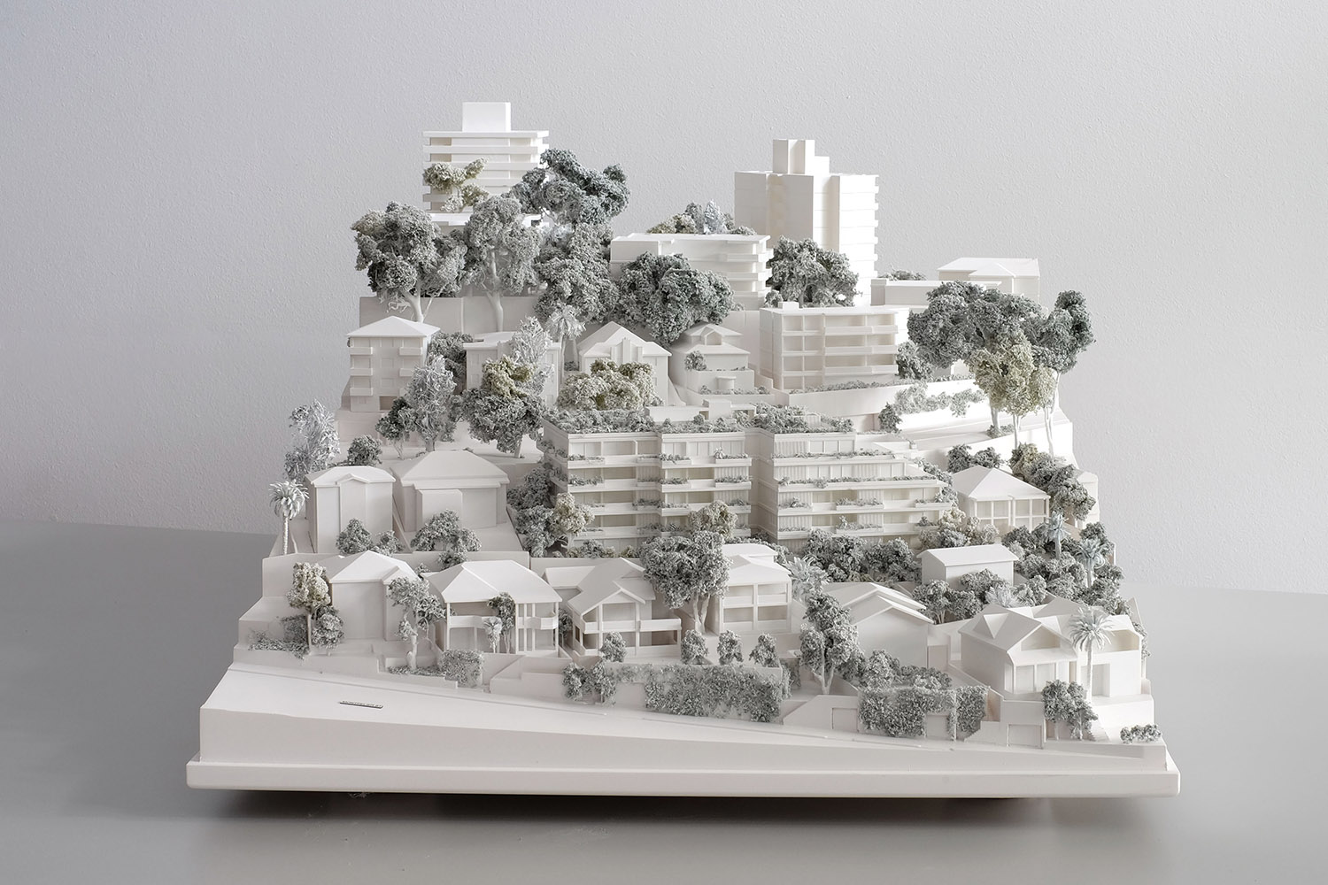 Architectural Model White Trees