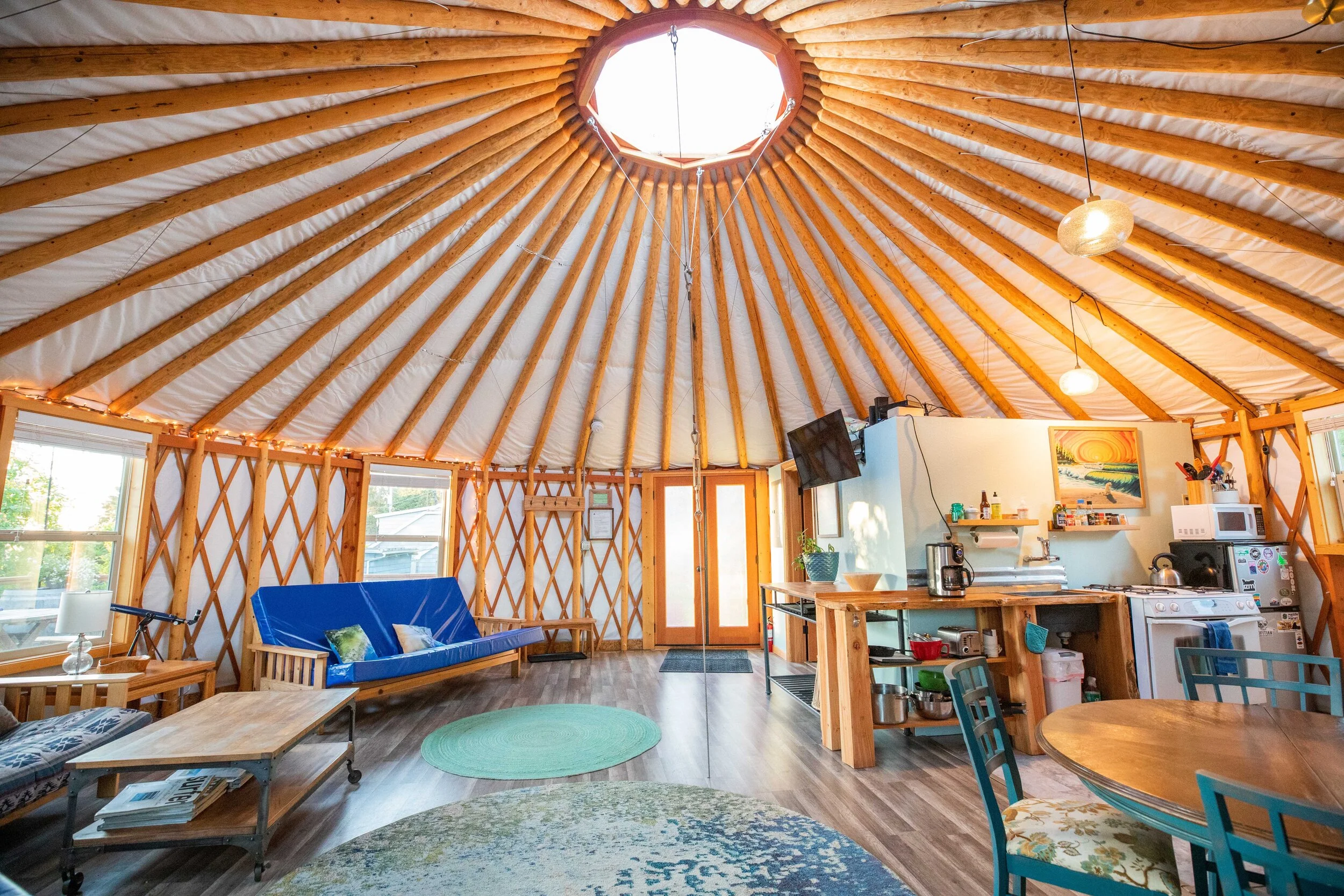 Otter Rock Surf Yurt Oregon - Home