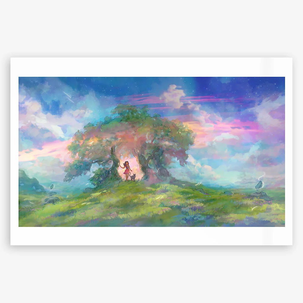 Pastel Night field oil pastel on acid free paper original work night ...