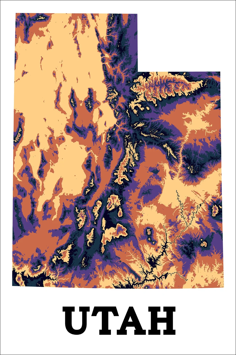 Northern Vermont Topographic Map
