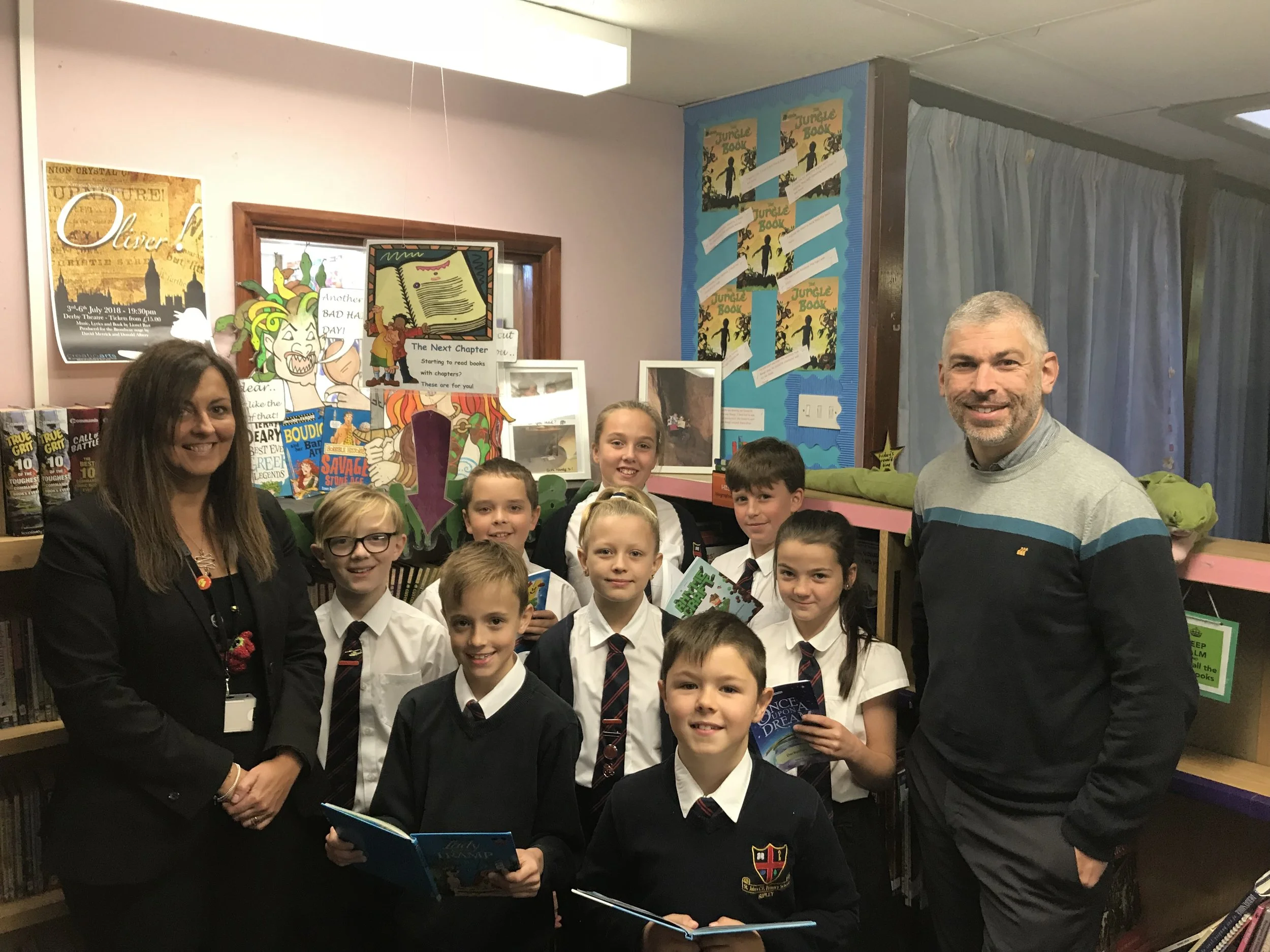 Ginnis New Homes supports youngsters at Ripley school on their learning ...