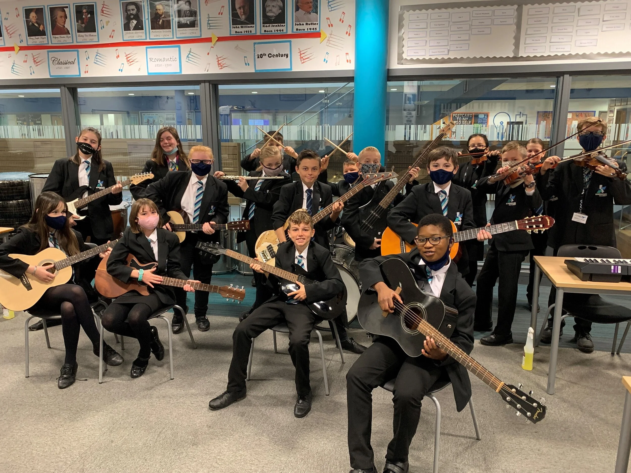 Students turn to music to help with lockdown as Shirebrook Academy ...