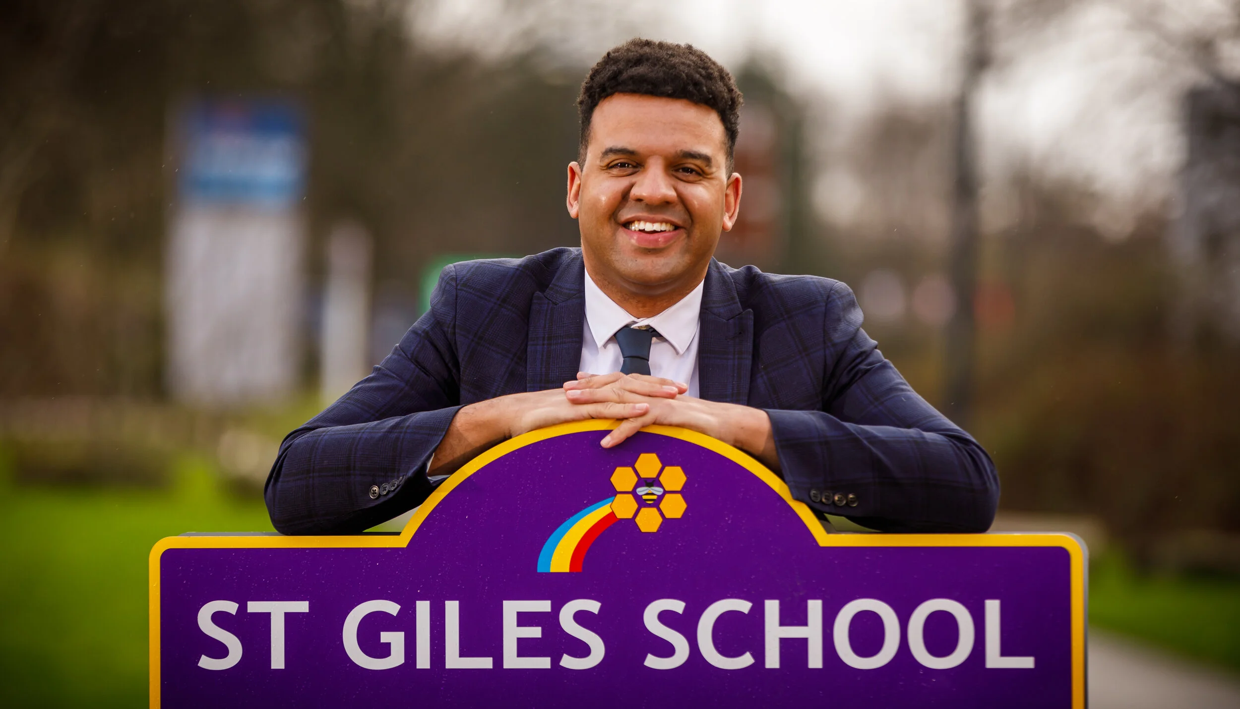 St Giles School head teacher Clive Lawrence praises school community ...