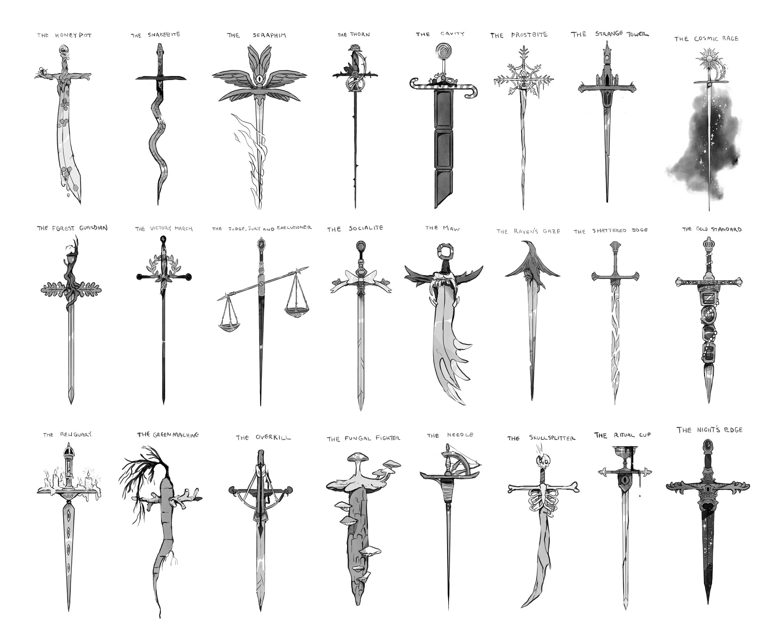 Fantasy Sword Hilts