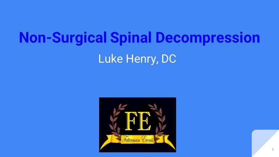 Decompression Notes — Fetterman Events