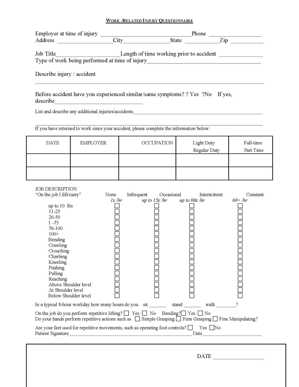 Forms & Materials — Fetterman Events