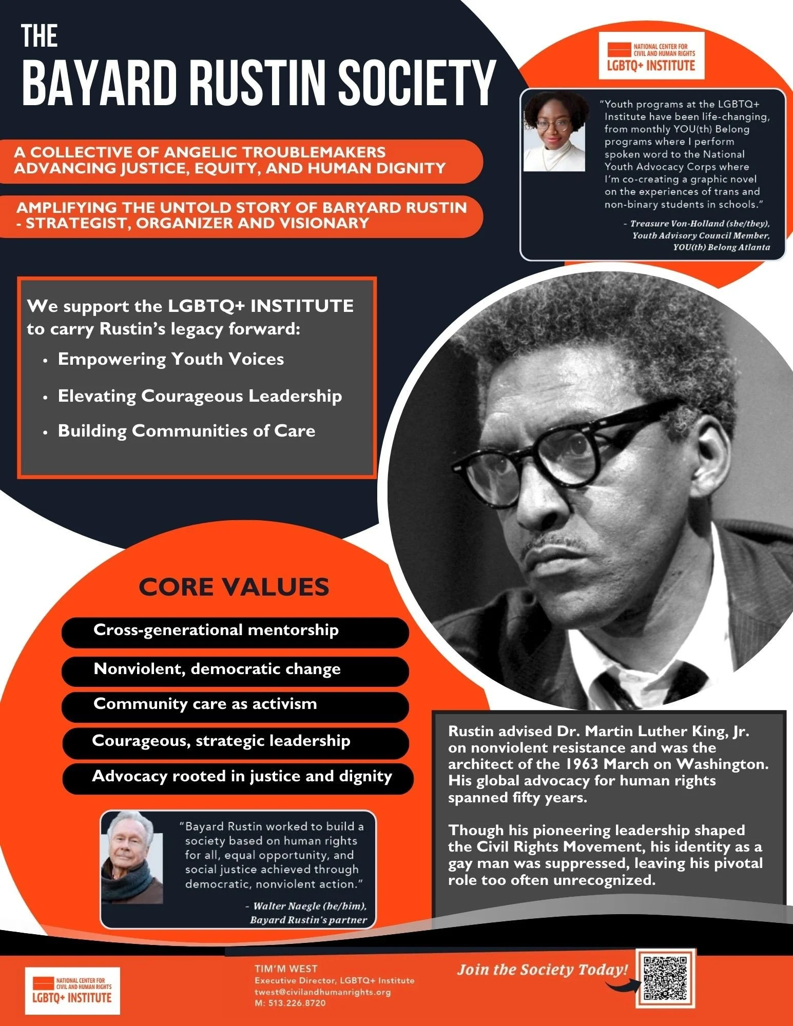 Bayard Rustin Society — LGBTQ Institute