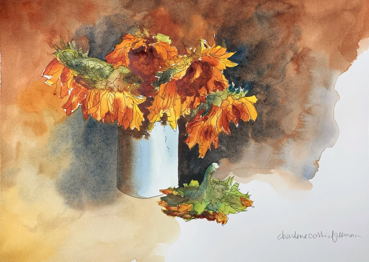 Tutorial Watercolor And Ink