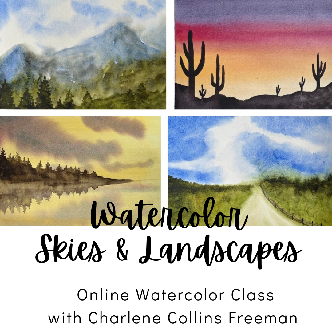 On-Demand Tutorial: Skies & Landscapes — Charlene Collins Freeman Art