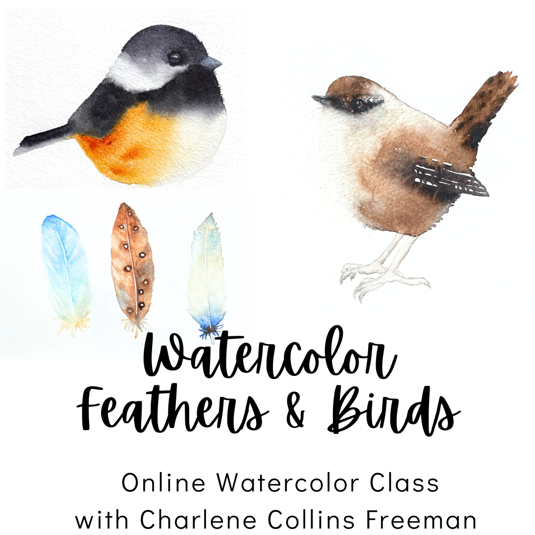 On-Demand Tutorial: Feathers & Birds — Charlene Collins Freeman Art