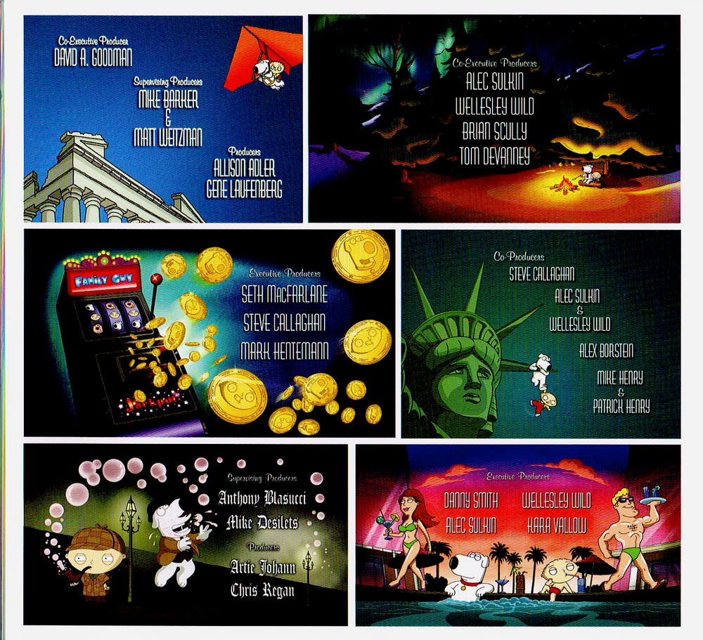 Family Guy Title Cards — Art & Animation
