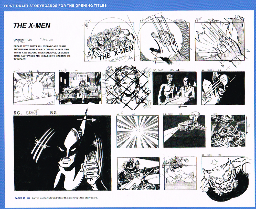X Men the animated series storyboards — Art & Animation