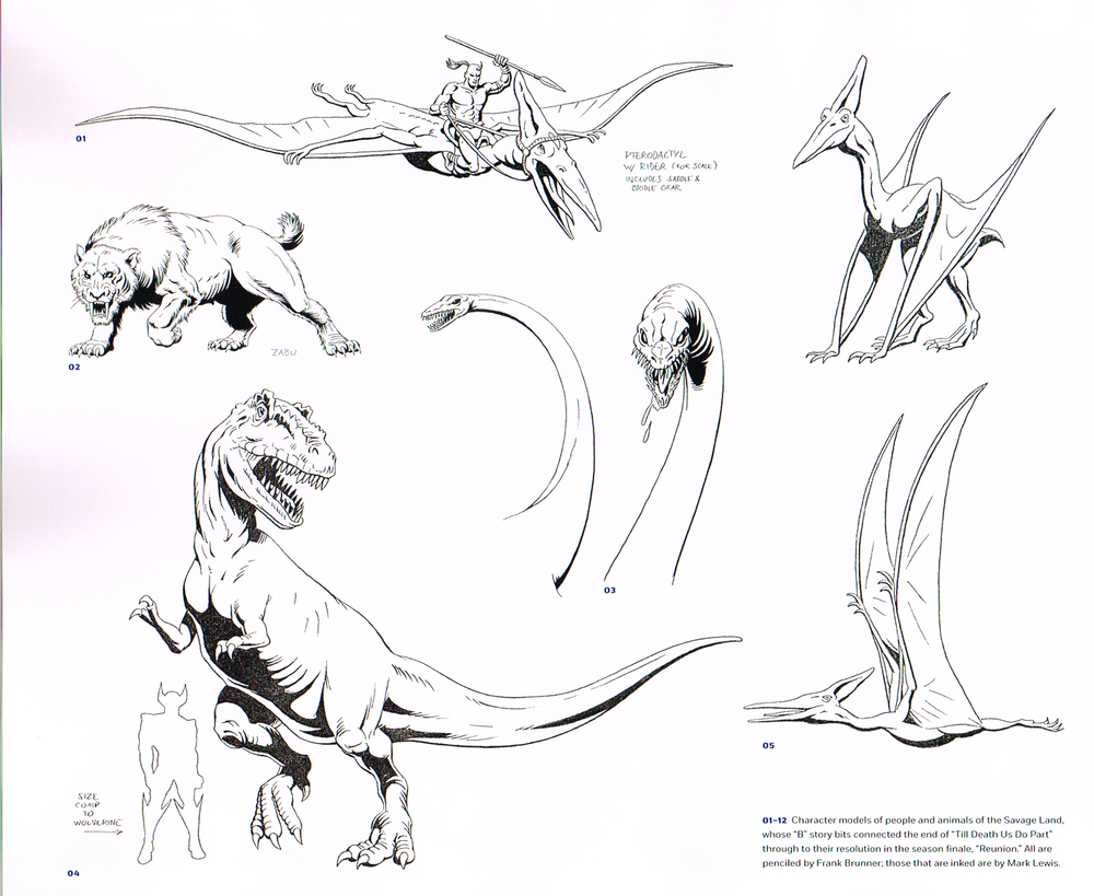 X MEN Model Sheets — Art & Animation