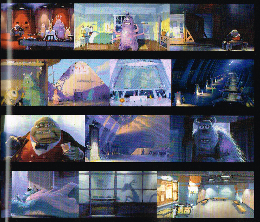 Monsters Inc. Colorscirpts — Art & Animation