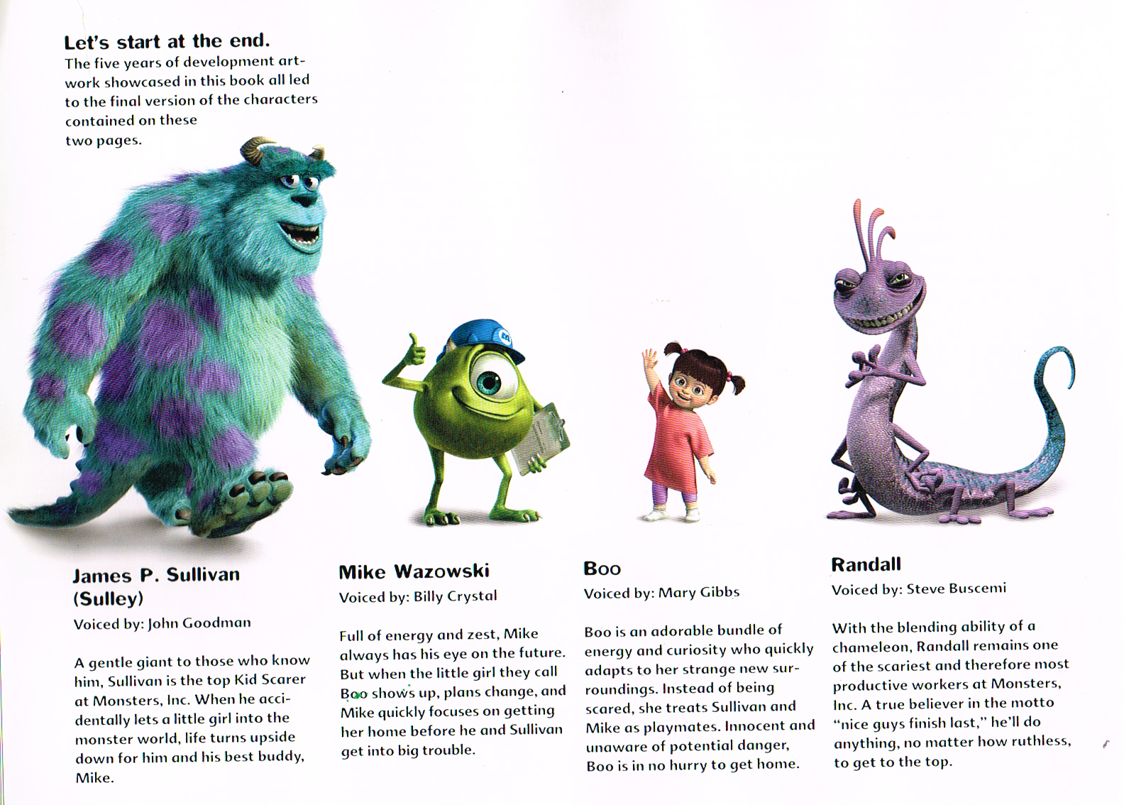 The Art of Monsters, Inc. pt.1 — Art & Animation