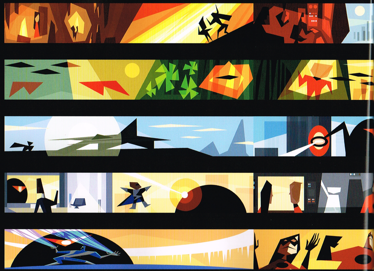 The Incredibles Color Scripts — Art & Animation