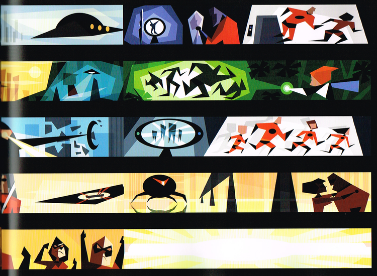 The Incredibles Color Scripts — Art & Animation