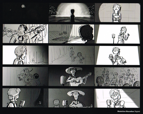 Pixar Animation Storyboard