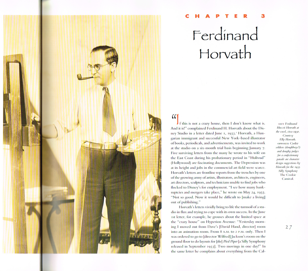 Ferdinand Horvath Disney Sketch Artist — Art & Animation