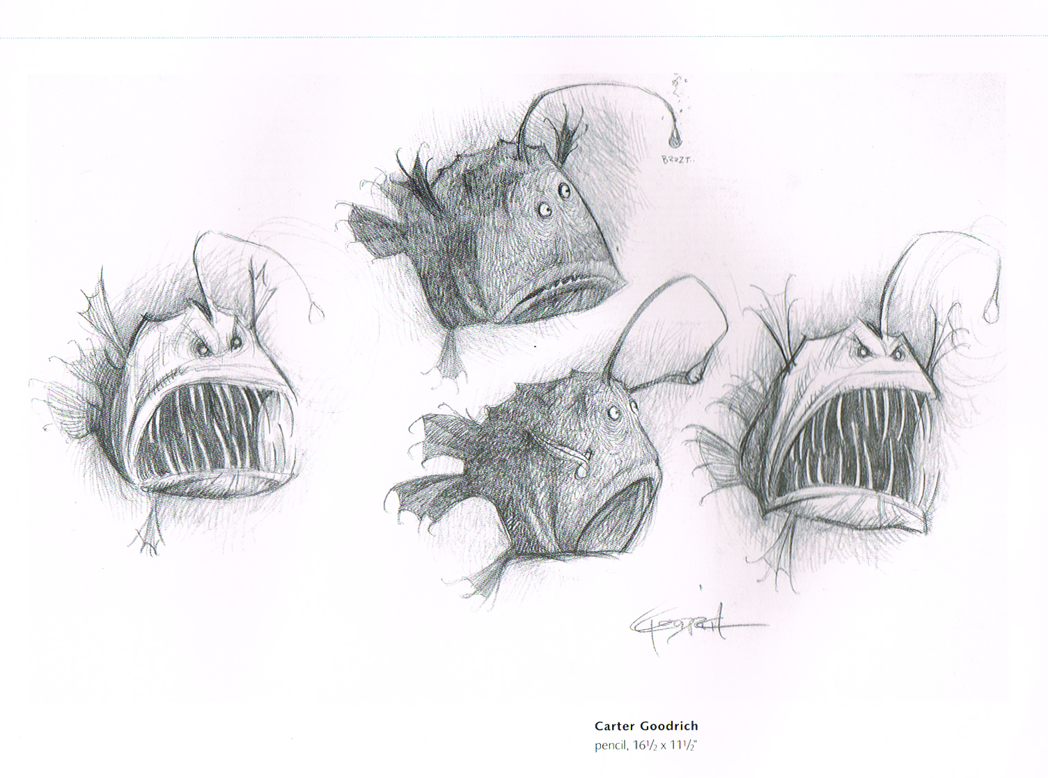 Angler Fish, Art From Finding Nemo — Art & Animation