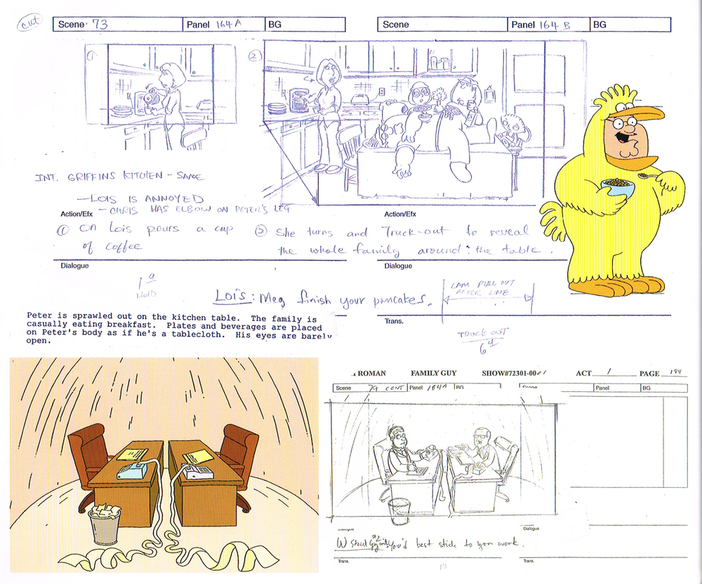 Family Guys Storyboards — Alex Escobar | Art & Animation
