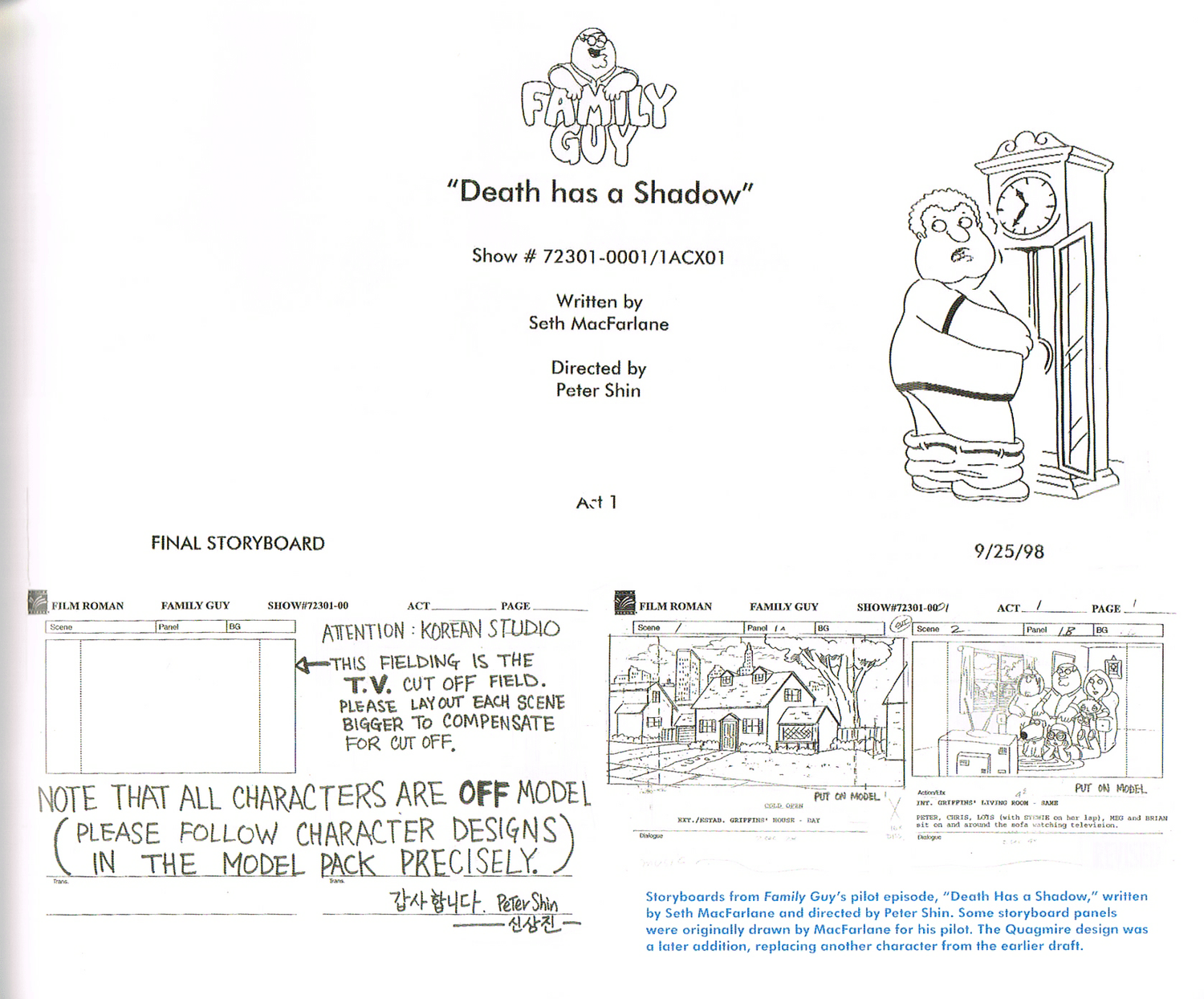 Family Guys Storyboards — Alex Escobar | Art & Animation