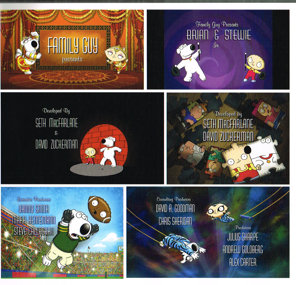 Family Guy Title Cards — Art & Animation